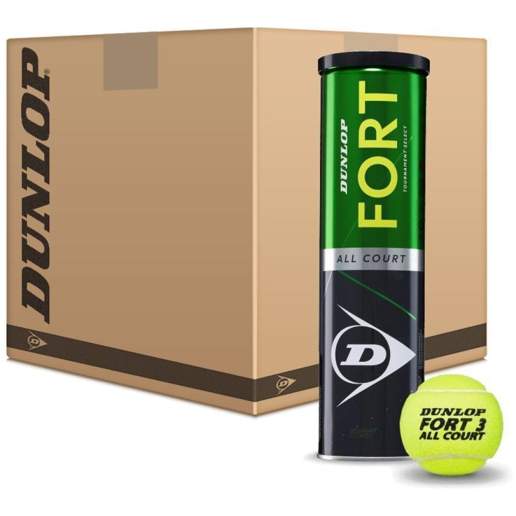 Dunlop Fort All Court Tennis Balls 6 Dozen - Jailler Law Sports